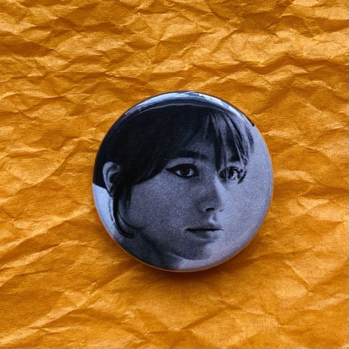 Francoise Hardy 25mm Pin Badge French Pop Singer Yé-Yé Chanson | eBay UK