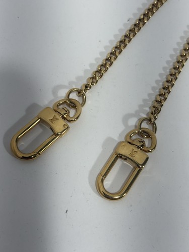 Louis Vuitton Chaine Chain ONLY 2 Locks Key Holder Bag Charm Gold Metal ...