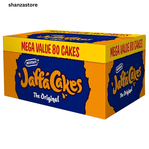 McVitie's Jaffa Cakes Mega Value Pack 80 Count (4 Packs of 20 Cakes ...
