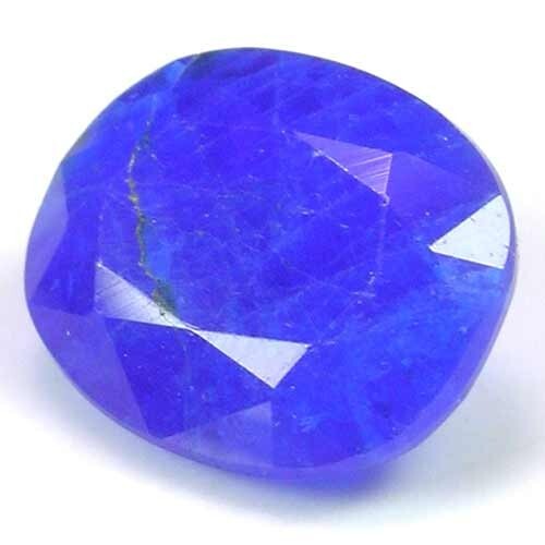 WINSOME VIBRANT FLUORESCENT BLUE COLOR! OVAL CUT HAUYNE - AFGHANISTAN ...