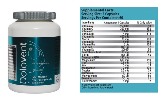 Dolovent Vitamin Capsule - 120 Count for sale online | eBay