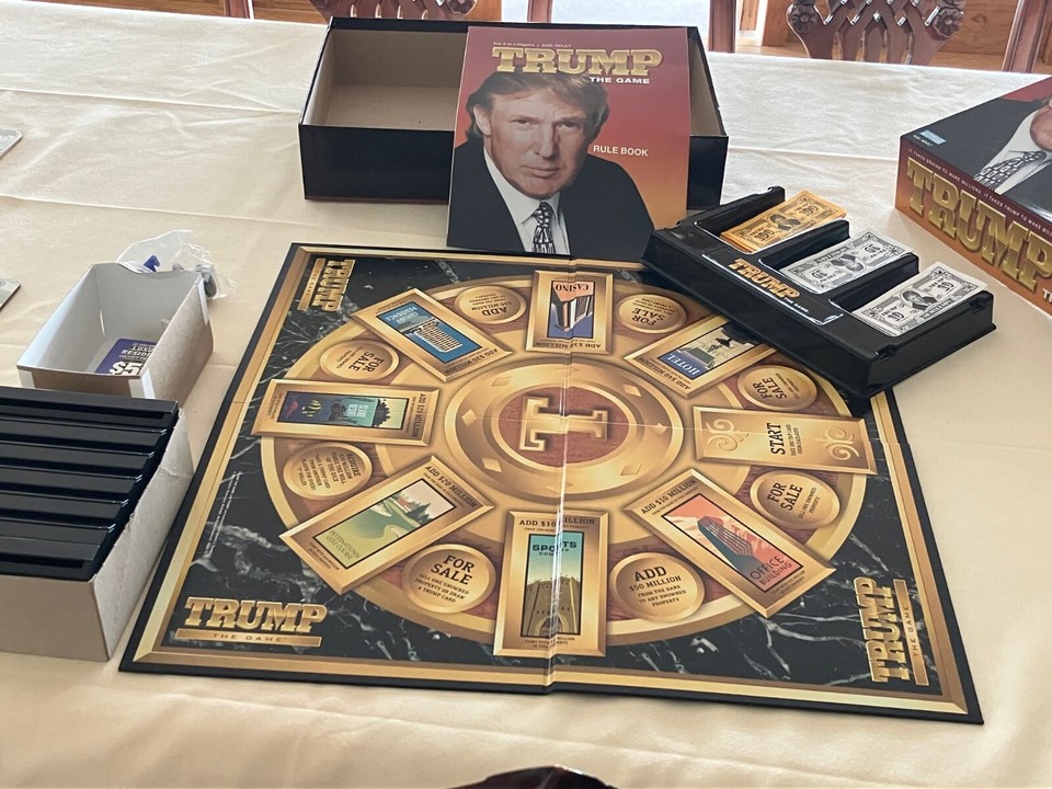 Trump The Game I'm Back And You're Fired Parker Brothers Board Game ...