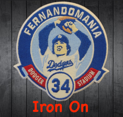 Fernando Valenzuela Patch LA Dodgers Baseball jersey patch Los Angeles ...