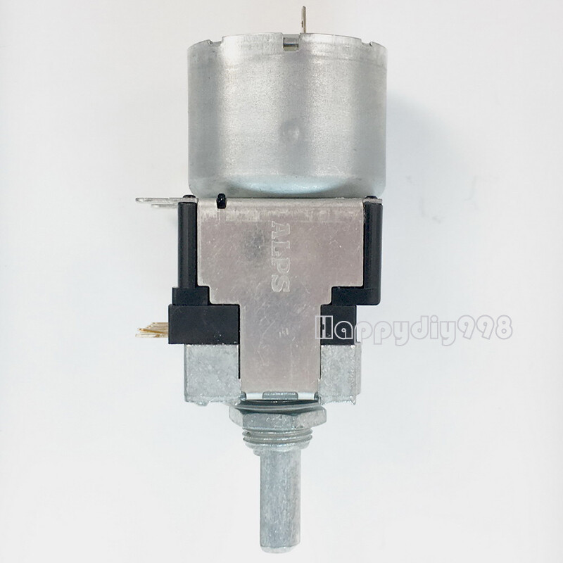 1PC ALPS RK168 50K Potentiometer Rotary Motor-driven Quad Metal shaft ...