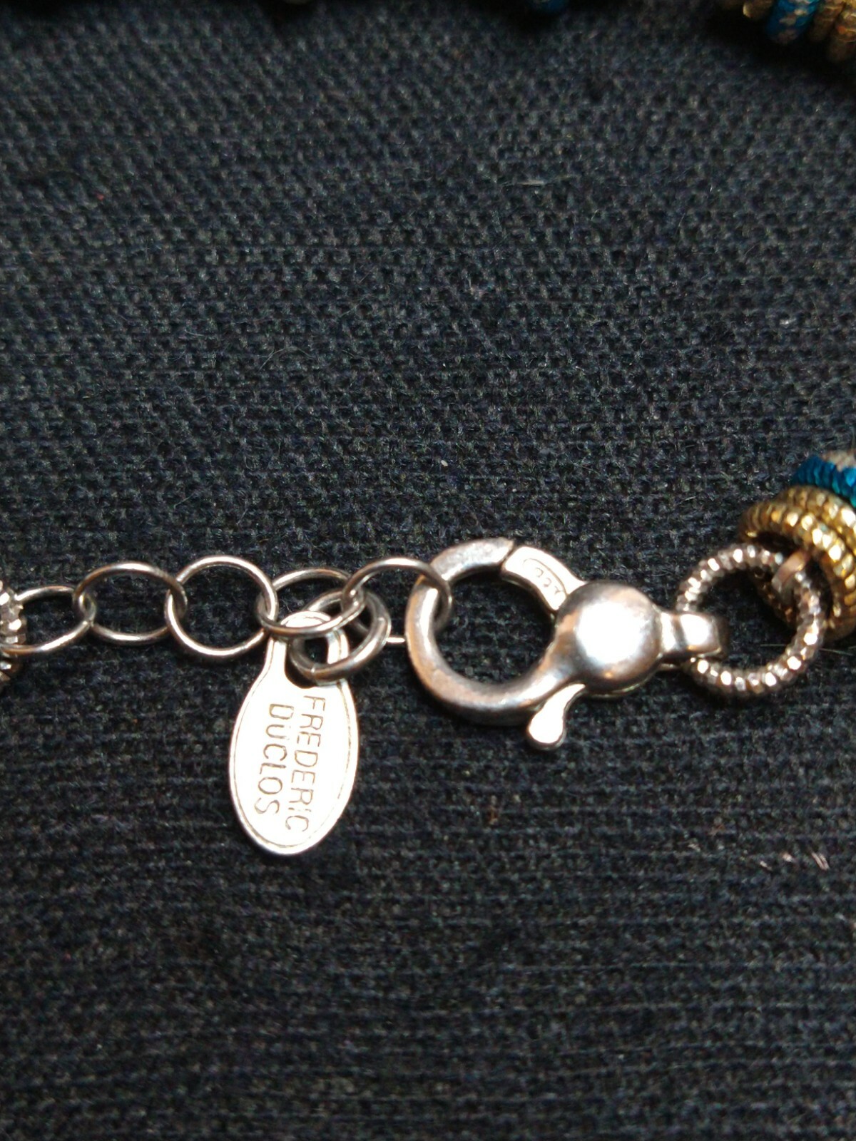 Vintage Frederic Duclos Sterling Silver Designer Brac… - Gem