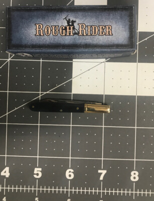 RR1179 Rough Rider Pocker Knife Sm 2 Blade Barlow W/ blue Bone RR1179 ...