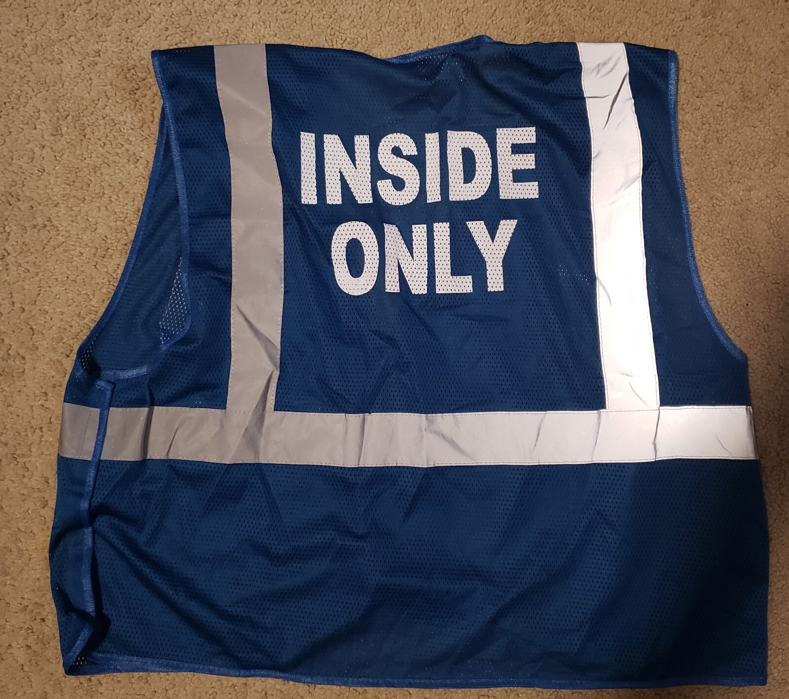 ASN Inc Inside Only Safety Vest Blue Type O Class 1 FREE SHIPPING | eBay