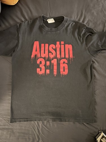 Vintage WWF 1998 Stone Cold Steve Austin Blood From A Stone T-Shirt XL ...