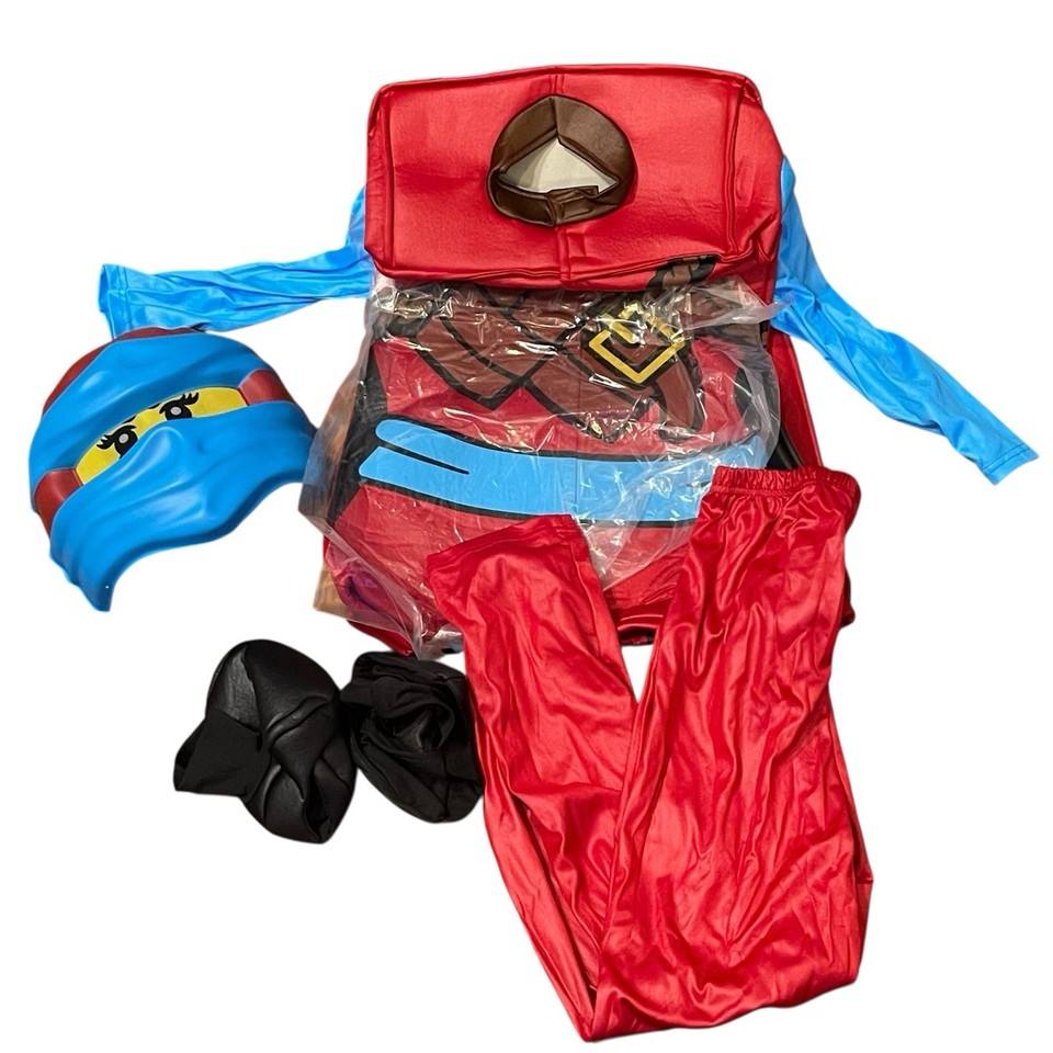 Lego Ninjago Nya Deluxe Costume Kids Size Large 10-12 New | eBay