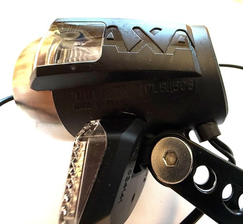 AXA Blueline 50 E-Bike Front Light 6VDC Headlight Izip Dash Electric ...