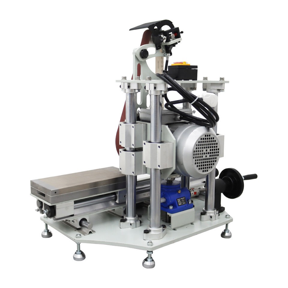 Belt Grinder Sander Abrasive Belt Grinding Machine 220V 2.2KW 3 Belts ...