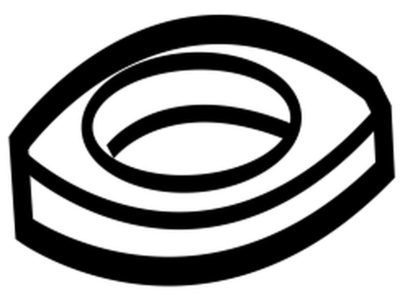 MR418548 Mitsubishi Pad, rr susp spring, upr MR418548, New Genuine OEM ...