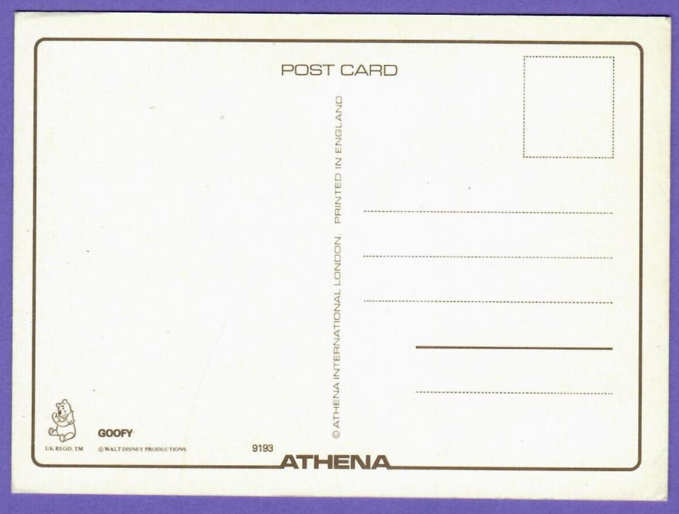 Walt Disney Goofy Eating a Sandwich on an Inner Tube PC. 8128 | eBay