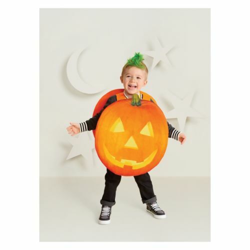Toddler Pumpkin/Jack-O-Lantern 3D Halloween Pull-Over Vest Costume~Hyde ...