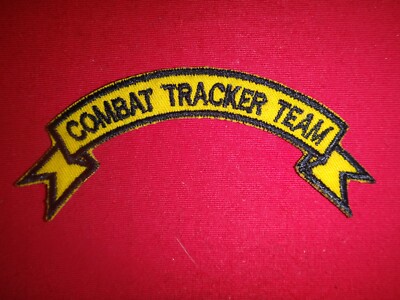 Vietnam War Scroll Patch US Army COMBAT TRACKER Team | eBay
