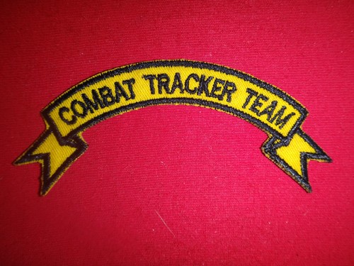 Vietnam War Scroll Patch US Army COMBAT TRACKER Team | eBay