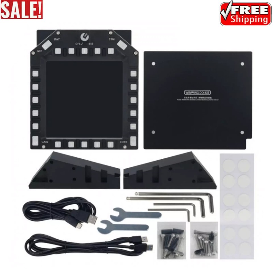 3 PACK WINWING F18 MFD UNIT1 FRAME Cockpit Flight Simulator For Video ...