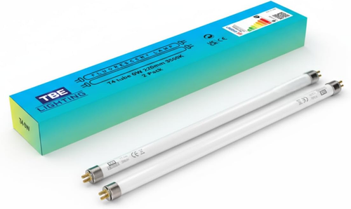 T4 6W Fluorescent Tube Lamps 220Mm – 2 Pack CFL Bulbs with G5 2-Pin ...