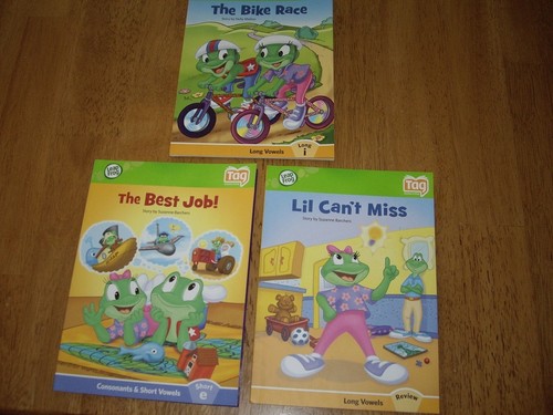 3 Leapfrog Tag Books The Best Job Lil Can't Miss The Bike Race Long I ...