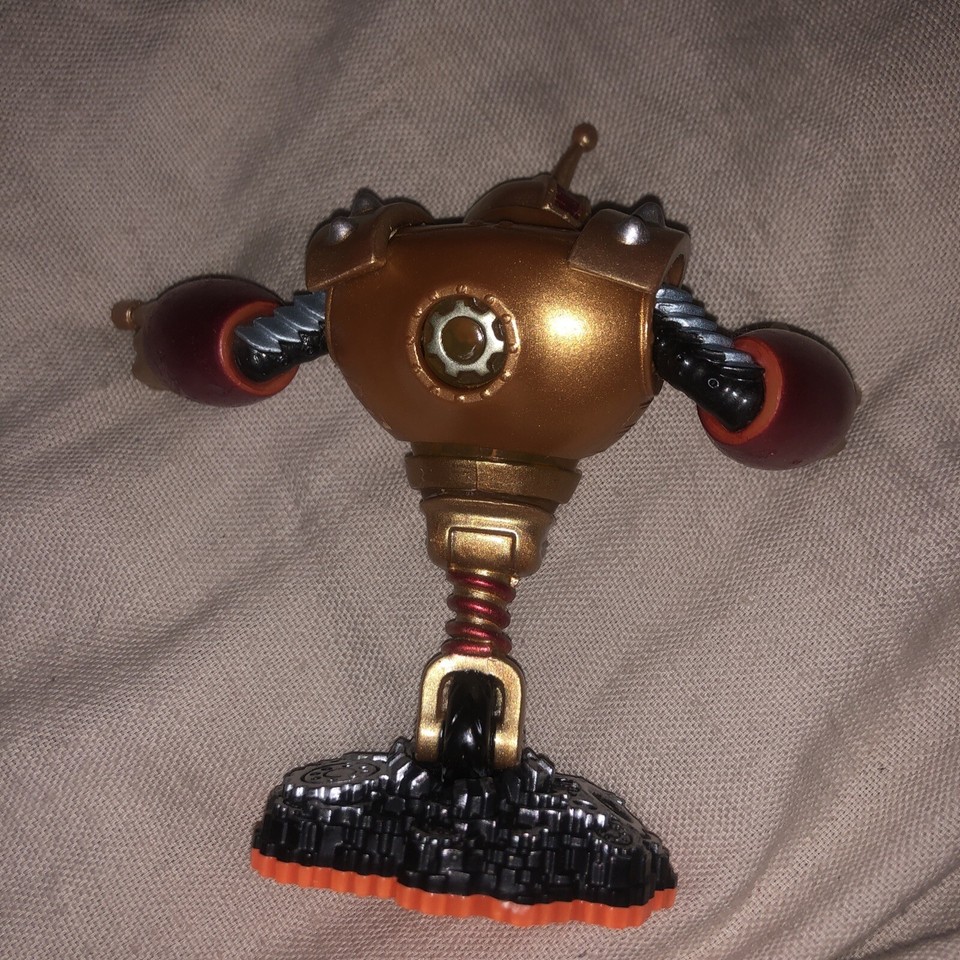 Bouncer Skylanders Giants Activision Gold Finger Guns Robot Figure (BA ...