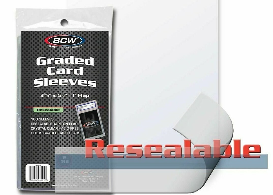 Pick Your Size - BCW Toploader Top Loader 20pt 59pt 79pt 108pt 168pt ...