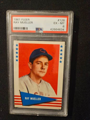 1961 Fleer Baseball Greats - Ray Mueller #128 for sale online | eBay