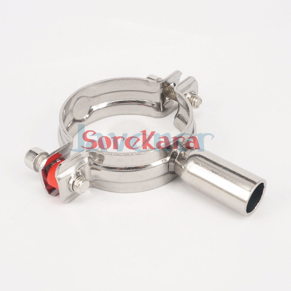 Sizes Tube O/D 304 Stainless Sanitary Pipe Clamp Clips Support Tube ...