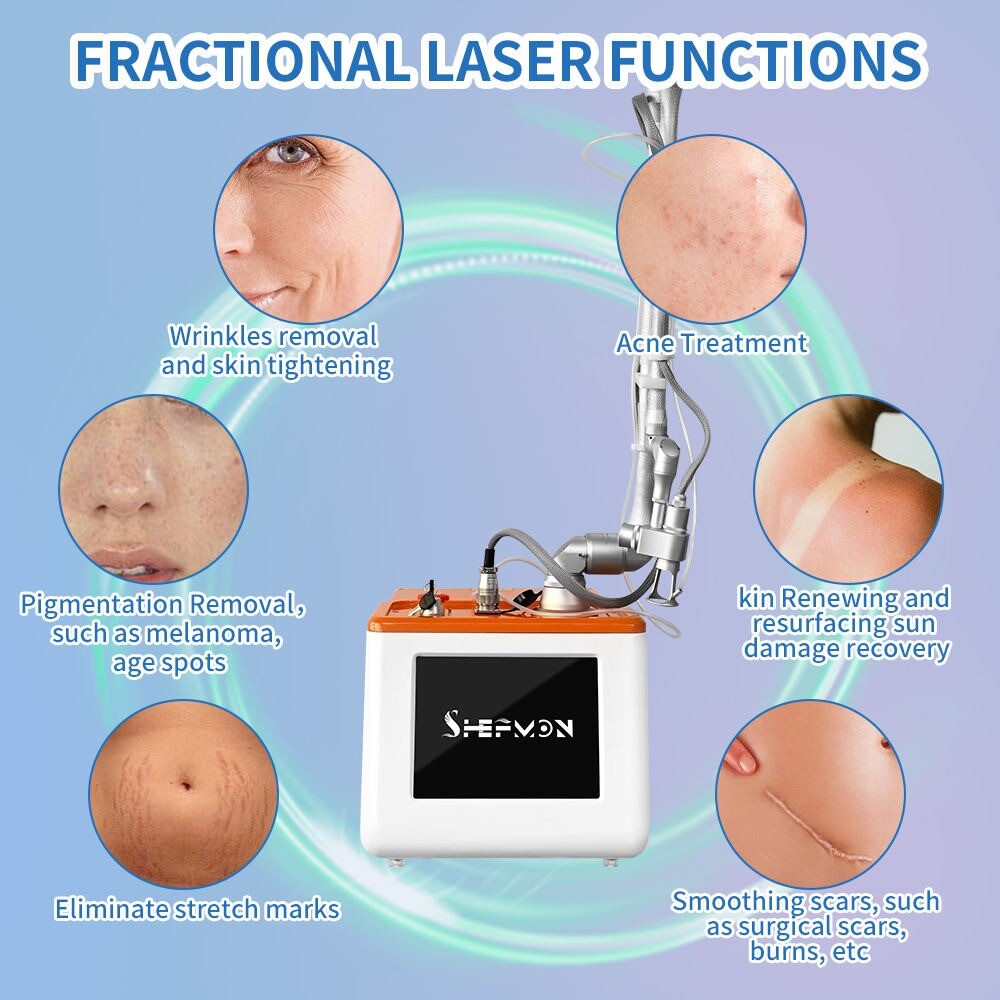 CO2 Laser Skin Resurfacing Machine Fractional CO2 Laser For Acne Scars ...