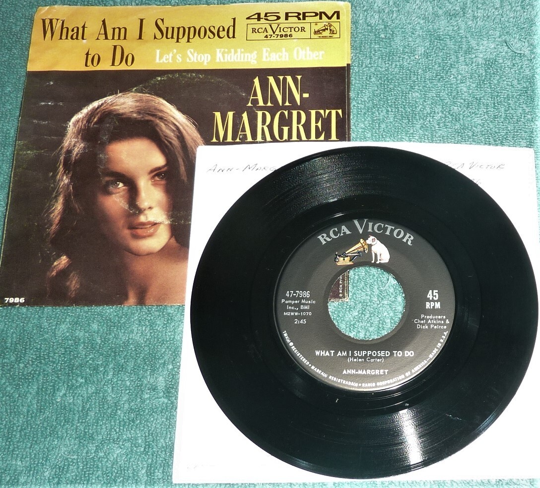 7” 45 RPM Record by ANN-MARGRET (1962) RCA VICTOR 47-7986 ROCK, POP | eBay