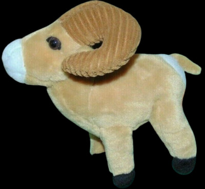 Wild Republic Ram Bighorn Sheep Plush 8 " Ram Horns Goat | eBay