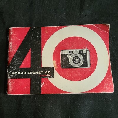 Kodak Signet 40 Camera Instruction Manual Original | eBay