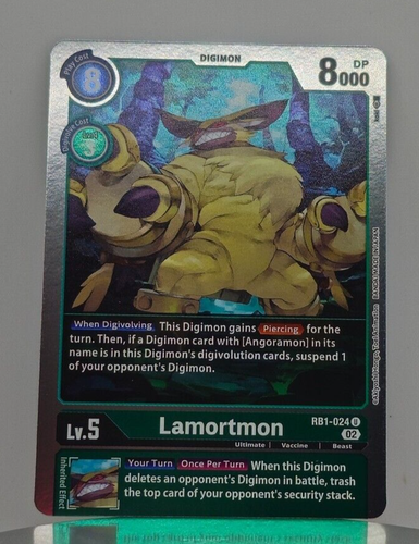 Lamortmon - Resurgence Booster - RB-024 - Digimon | eBay