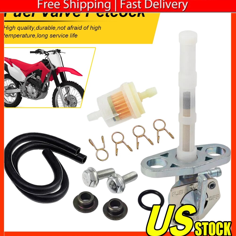 Fuel Petcock valve Gas For Honda CRF70F CRF80F CRF100F CRF150F CRF230F ...