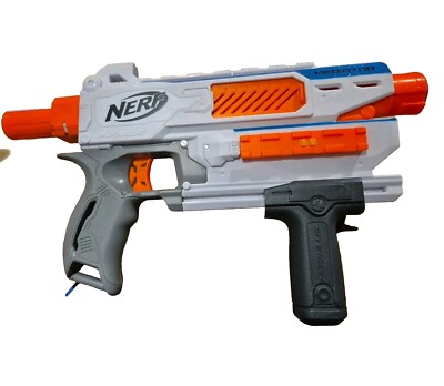 NERF N-Strike Modulus Mediator White Soft Dart Gun - No Ammo | eBay UK