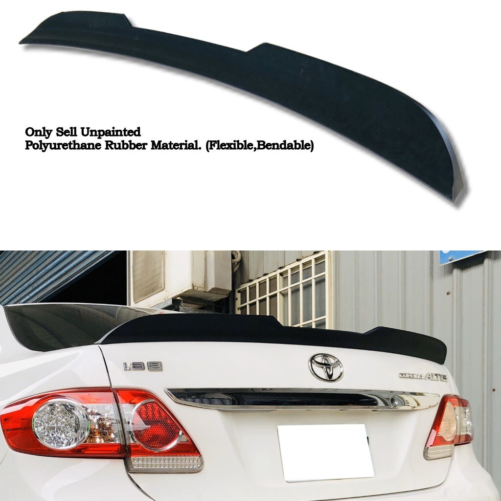 Flat Black 495FC Rear Trunk Spoiler Wing Fits 1991~1996 Dodge Stealth ...