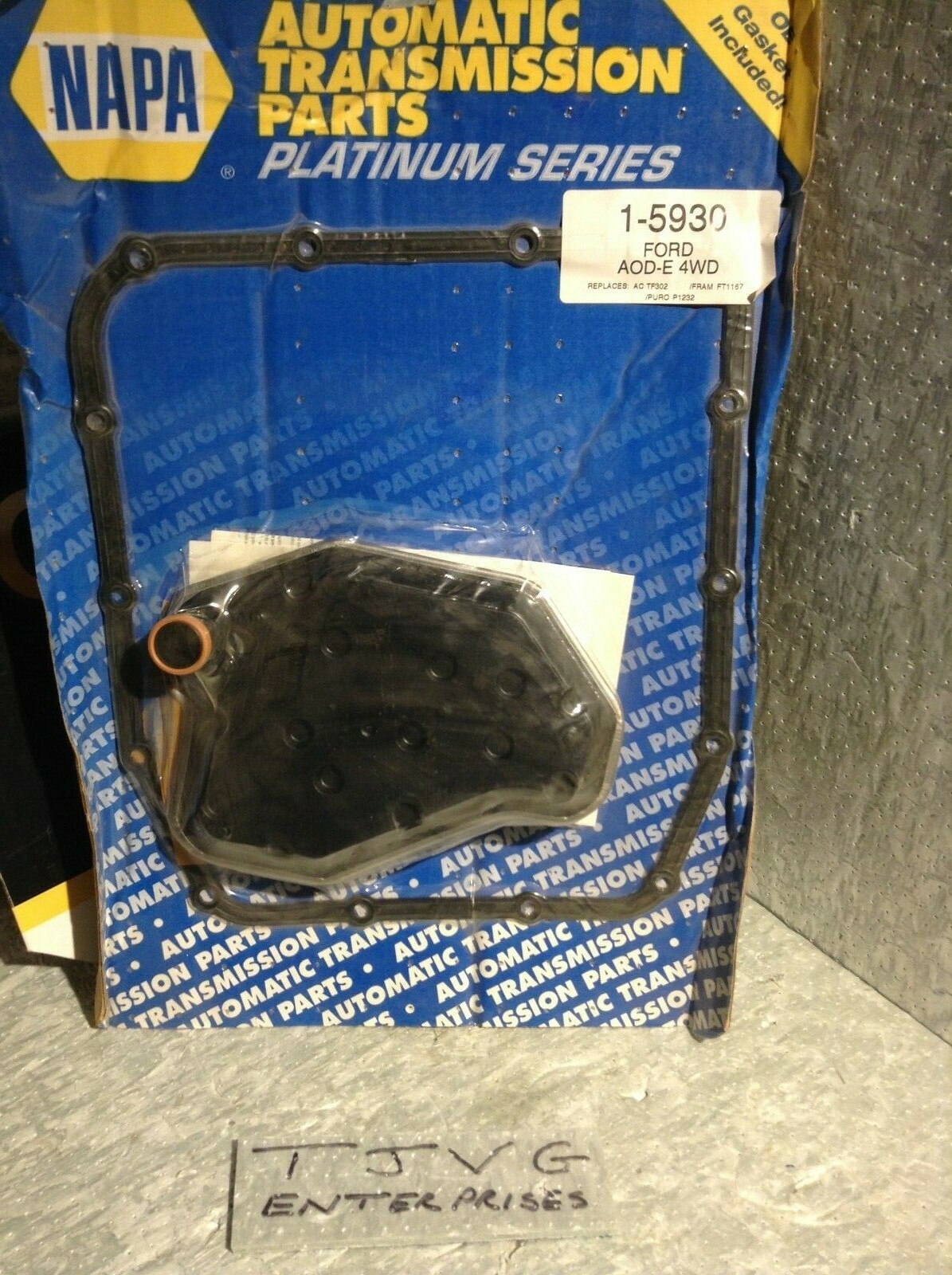 NEW GENUINE NAPA GOLD ATP 15930 TRANSMISSION FILTER KIT / FORD AOD-E ...