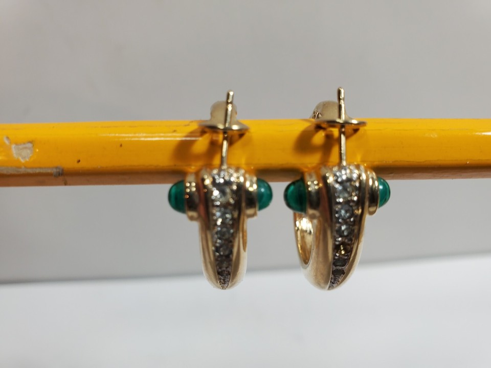 14K Gold, Diamonds & Gemstones Earrings 13g See All Photos 5787/10 | eBay