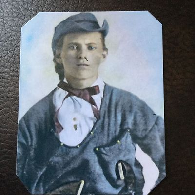 Jesse James "Rare Dressed" as a Quantrill Guerilla Colorized tintype ...