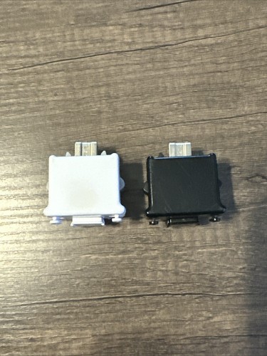 Lot Of 2 Nintendo OEM Wii Black White Motion Plus Remote Adapter ...