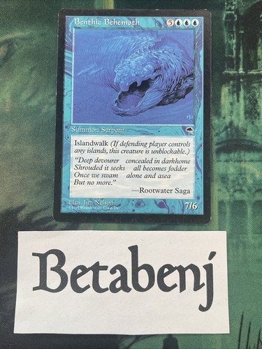 MTG Benthic Behemoth Tempest | eBay