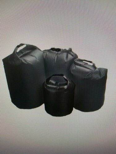 TAS 20L Black Waterproof Dry Bags RIPSTOP TPU LAMINATED LIGHTWEIGHT ...