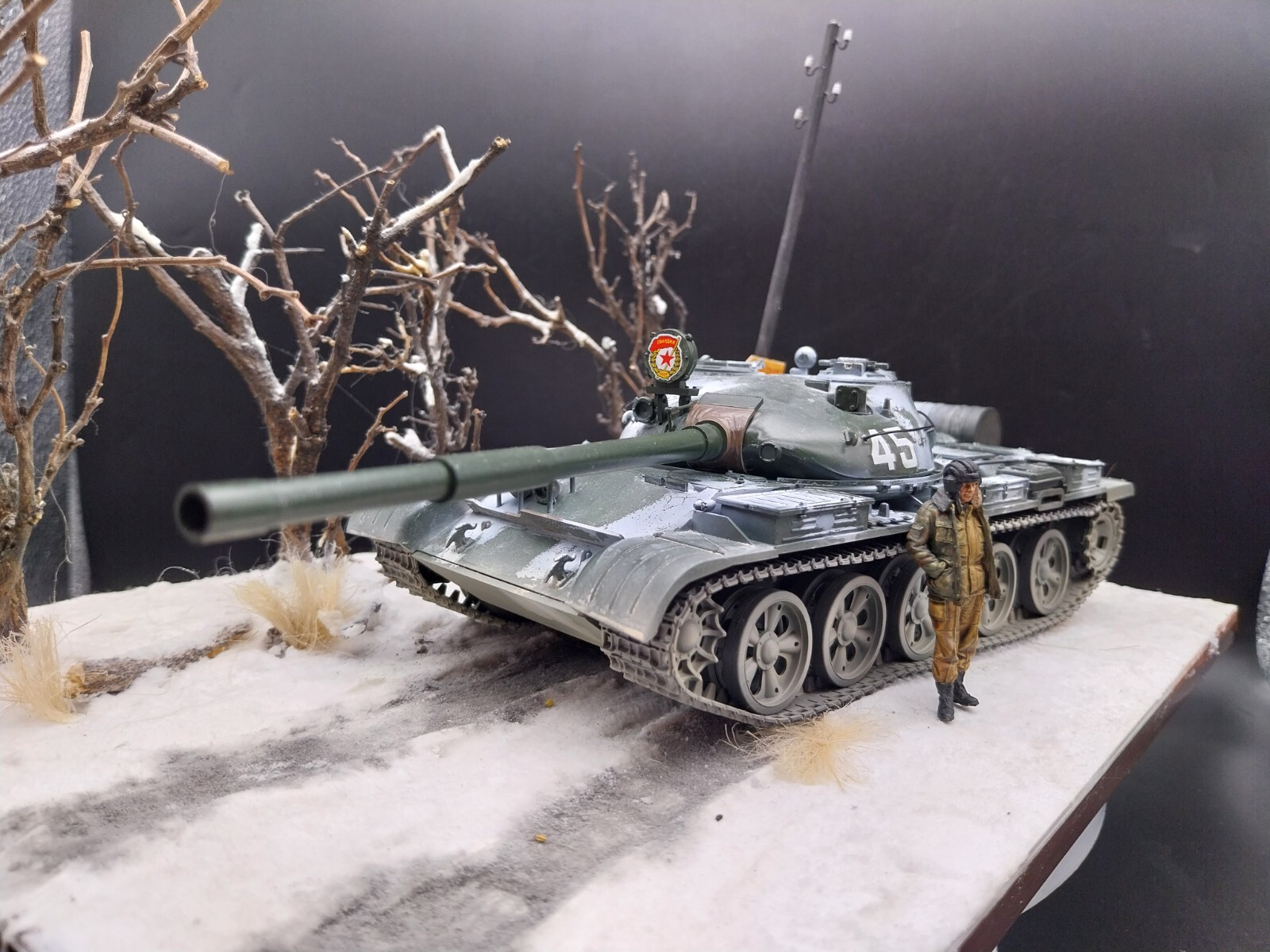 Tamiya 35108 Russian tank T-62A Tank 1:35 Built & Painted | eBay