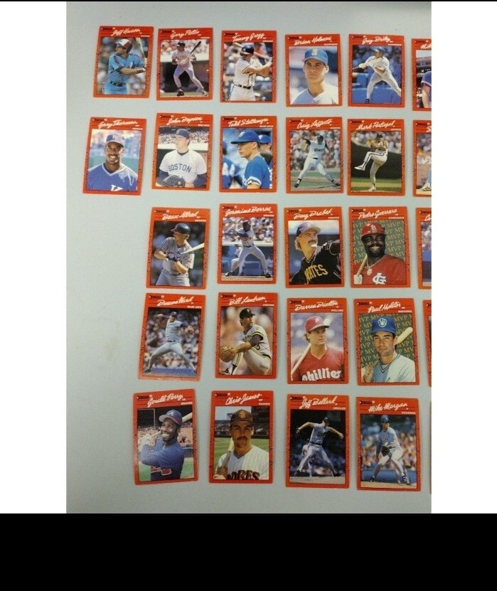 1990 Donruss Baseball Error Cards No Dot After Inc (listing 9) | eBay