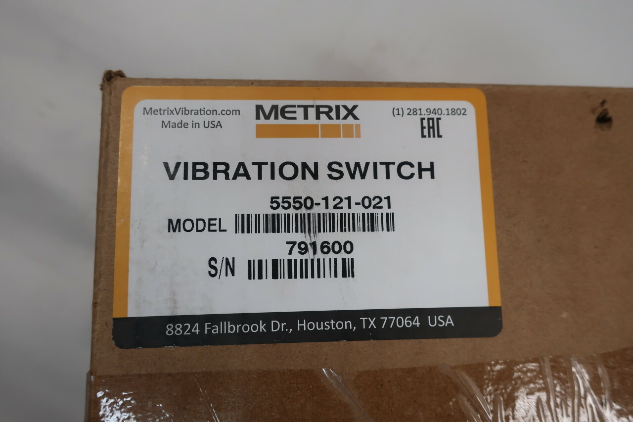 Metrix 5550-121-021 Vibration Switch for sale online | eBay