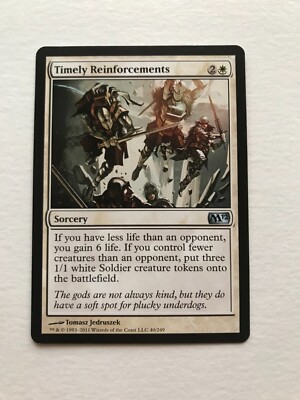 TIMELY REINFORCEMENTS 2012 M12 MTG Magic the Gathering NM | eBay