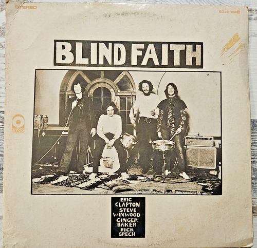 Blind Faith Eric Clapton SD33-304B Stereo Atco Records Vintage 1969 LP ...