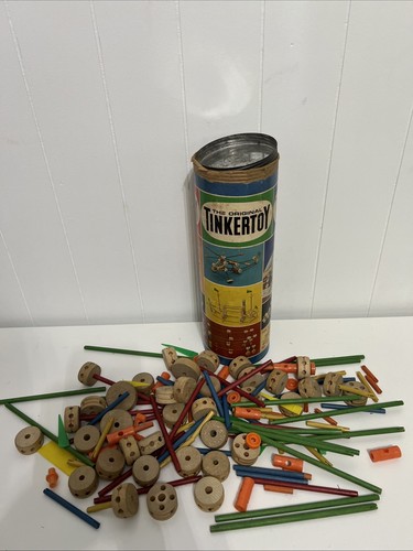 vintage Tinkertoy lot Tinker toys no. 146 construction set | eBay