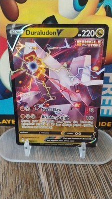 DURALUDON V Evolving Skies POKEMON Full-Art Holo SINGLE STRIKE Trading ...