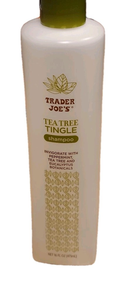 Trader Joes Tea Tree Tingle Shampoo with Peppermint Tea Tree Eucalyptus ...