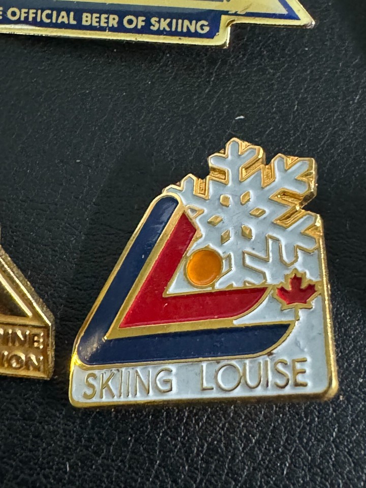 Vintage Ski Resort Team Racing Skiing Pins Aspen Taos Whistler ...